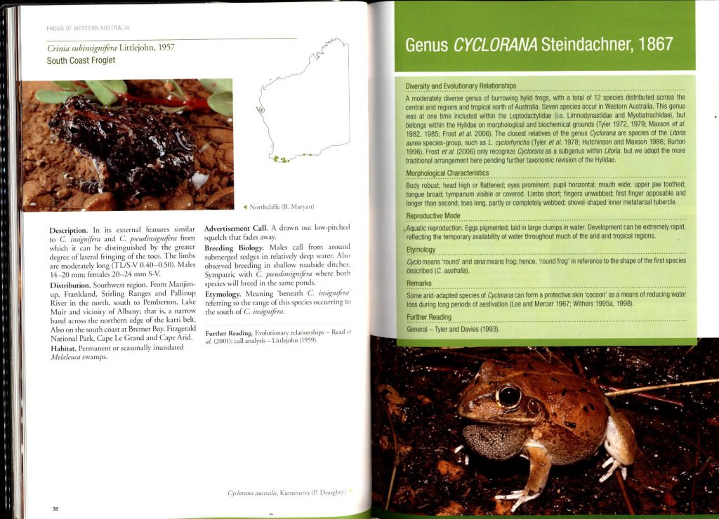 Field Guide to Frogs of Western Australia (Fourth Edition) - Nokomis