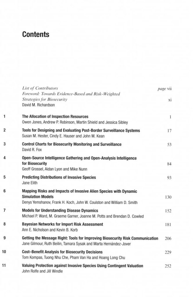 Invasive Species: Risk Assessment and Management - Nokomis